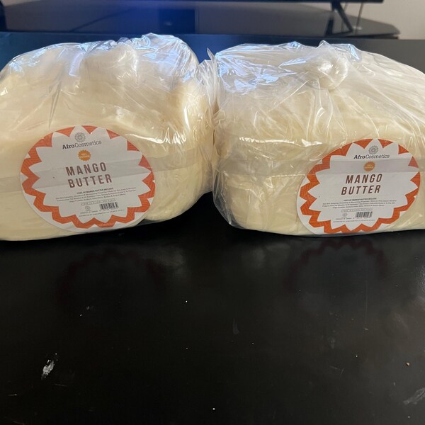 Raw Mango Butter Bulk, Pure Natural Organic Unrefined Cold Pressed ...