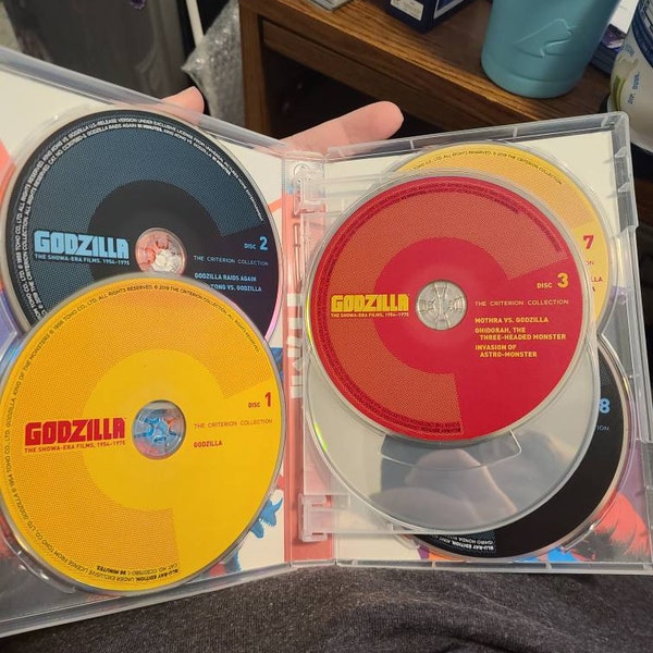 Godzilla Collection Showa Era Custom Cover W/ Case (no Discs) - Etsy UK