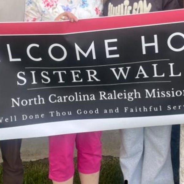 Missionary Welcome Home Poster - Color Options - LDS Missionary Poster ...