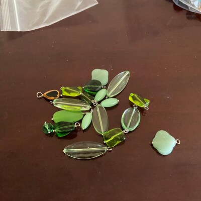 1 Sparkly Glass Beaded Strand-sun Catcher, Wall/window Hanging, Decor ...