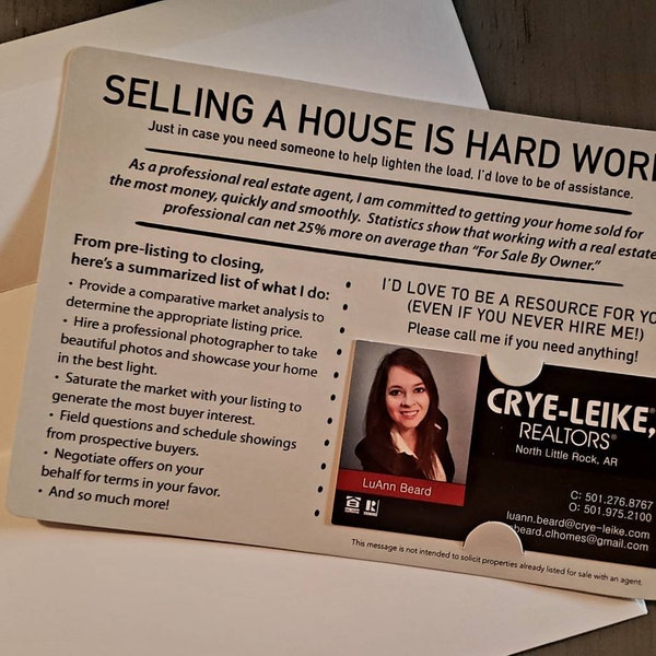 SET of for Sale by Owner Marketing Mailer for Real Estate Agents With ...