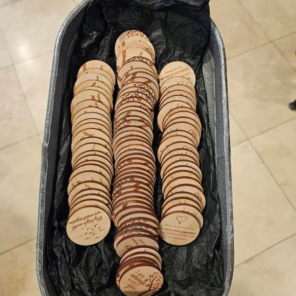 Personalized Sympathy Tokens - Memorial Pocket Keepsakes - Etsy