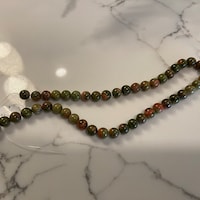 Natural Cream Gray Jasper, High Quality in Round, 4mm, 6mm, 8mm, 10mm ...