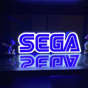 SEGA Sign for Gaming Room Decor Sega CD, Sega Genesis, Sega Saturn and ...