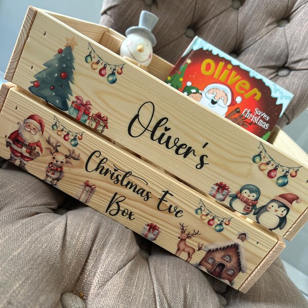 Personalised Book Crate Little Library Story Book Box Personalised Book ...