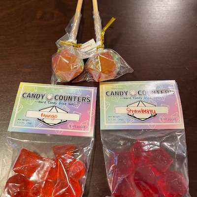 Pineapple Candy Dice, Kohakutou Gummies, Dungeons and Dragons, Roll for ...