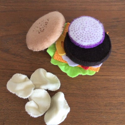 Felt Food Summer Cookout Set Sewing Pattern PDF - Etsy