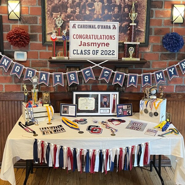 Graduation Banner, Graduation Party Decorations, Congratulations Grad ...