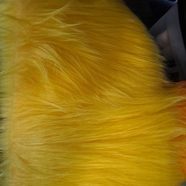 Sasha MANGO 2 Inch Long Pile Soft Luxury Faux Fur Fabric Fursuit ...