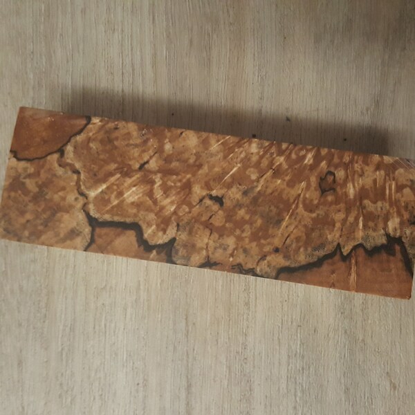 Amber Color. Stabilized Karelian Curly Birch Wood. - Etsy