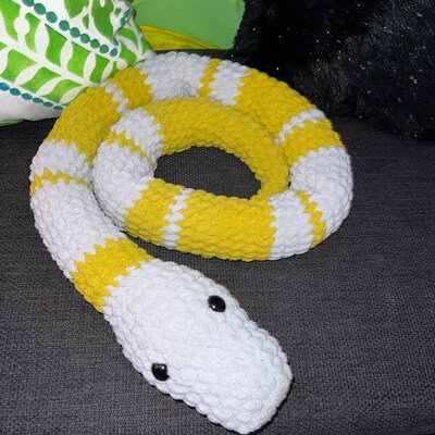 NO SEW Snake Crochet Amigurumi Pattern, Serpent, Rattle Snake, Adder ...