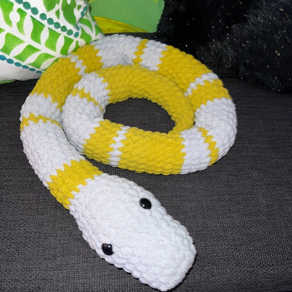NO SEW - Snake Crochet Amigurumi Pattern, Serpent, Rattle Snake, Adder ...