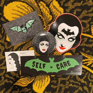 Glamour Ghoul Vinyl Sticker Vintage Vamp Gothic Dark Art | Etsy