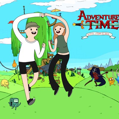 FREE PRINT & SHIPPING Adventure Time Custom Portrait - Etsy