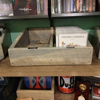 Vinyl Record Storage Cube Stackable Record Crate Record Player Stand ...