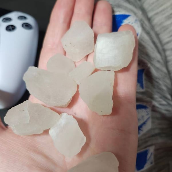 Raw White Gorgeous Moonstone, Gorgeous Rough Stone, Natural Raw ...