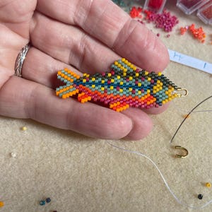 Yellow Perch Brick Stitch Pattern PDF - Etsy