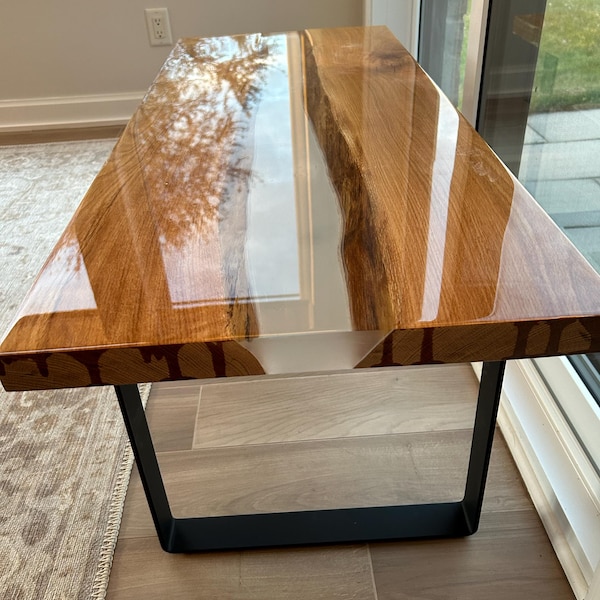 Custom Table Leg 2" Wide, Rustic Steel, Sold Individually, Console ...