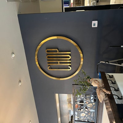 Metal Signage Custom Logo Stainless Steel Laser Cut Signboard Custom ...