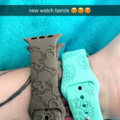 Fall Watch Band for Apple Fall Sunflowers Autumn Silicone - Etsy