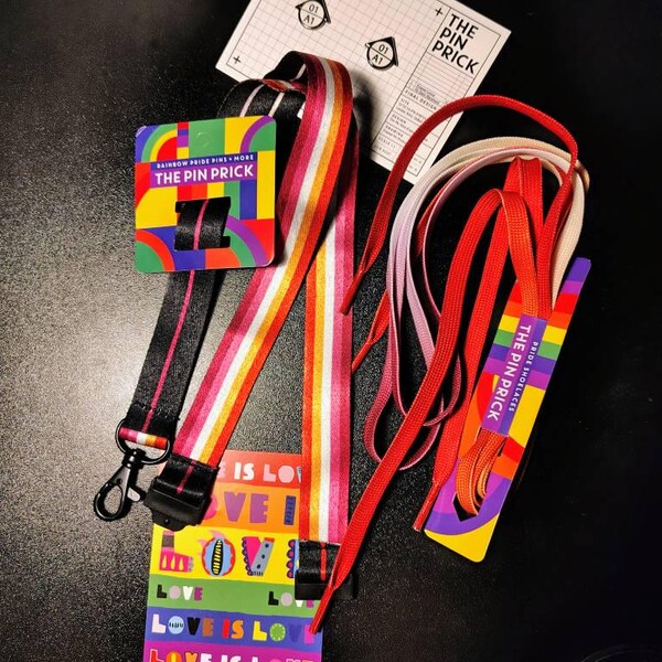 Non-binary Ribbon Pin — Subtle Pride Flag Small Mini Minimalist Enamel ...