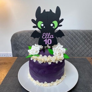 Toothless How to Train Your Dragon Night Fury Customizable - Etsy