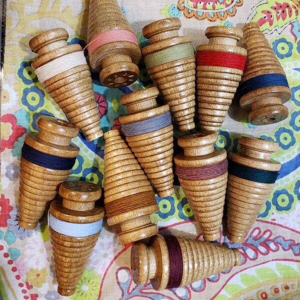 Christmas Tree-shaped Cop Shuttle Bobbin, Set of 12, 3 Tall - Etsy