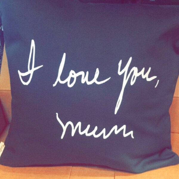 Love Letter Pillow, Memory Pillow, Handwriting Pillow, Personalized ...