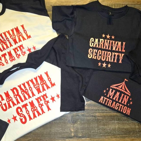 Carnival Staff SVG: Circus Birthday Shirt Design (digital Download) - Etsy