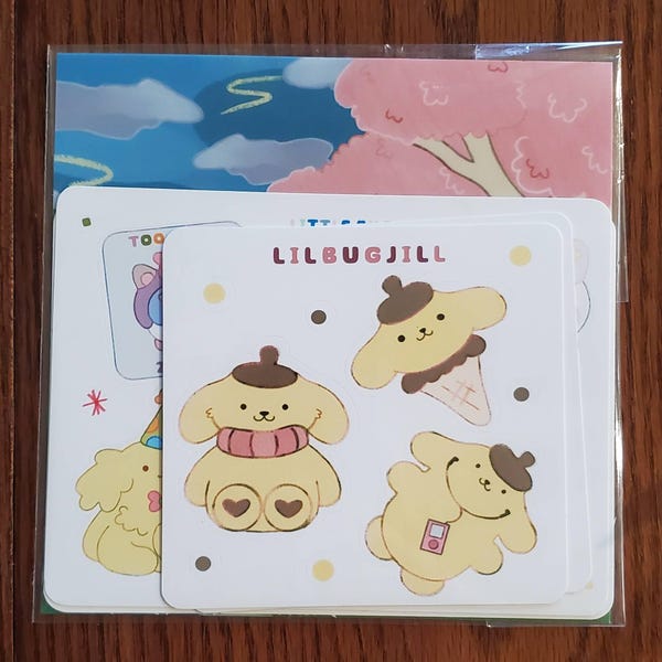 Chunky Animals Sticker Sheet Set - Etsy
