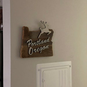 Portland Oregon Sign, Portland Oregon Old Town Sign, White Stag Sign ...