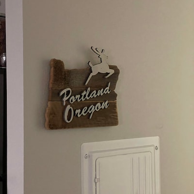 Portland Oregon Sign, Portland Oregon Old Town Sign, White Stag Sign ...