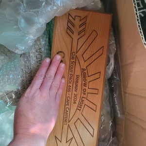 Arrow of Light Plaque - Etsy