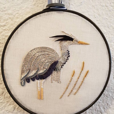 Metalwork Embroidery Squirrel Kit - Etsy