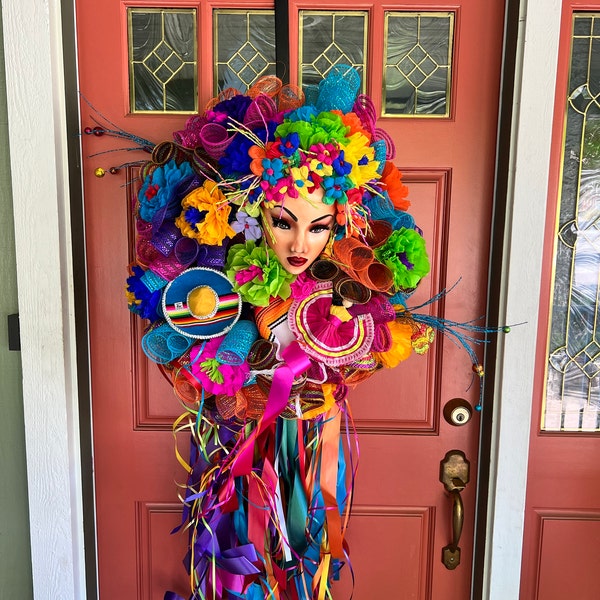 Candy Corn Teardrop Swag. Halloween Candy Wreath, Halloween Teardrop ...