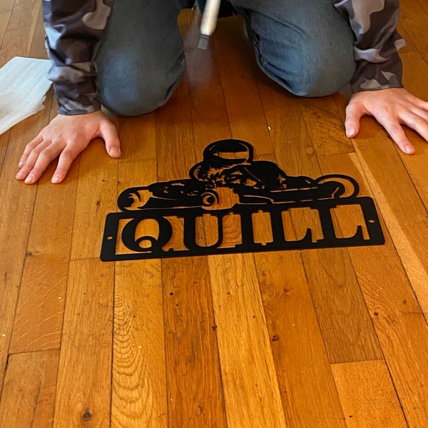 Go Kart Custom Name Sign, Go Kart Sign, Go Cart Sign, Kart, Cart, Go ...