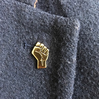 Civil Rights Gold Dipped Pewter Lapel Pin CC653G Civil Rights, Black ...
