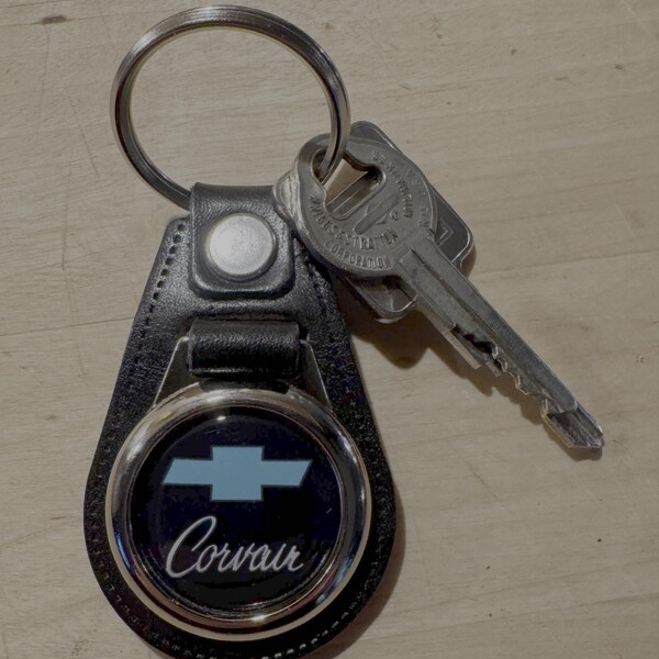 BLACK CADILLAC Keychain Black Leather - Etsy