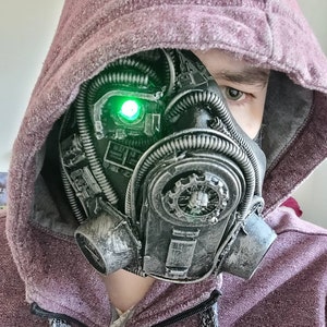 Borg Star Trek Pickard Locutus of Borg Cosplay Cyberpunk Mask - Etsy