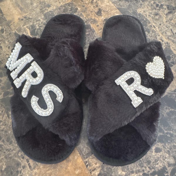 Bride Bridesmaid Slippers-bridal Shower Gift-bridesmaid Gift ...