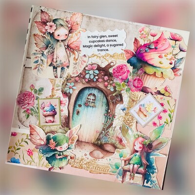 Cute Fairy Junk Journal, Printable, Fairies Journal, Watercolor Fantasy ...