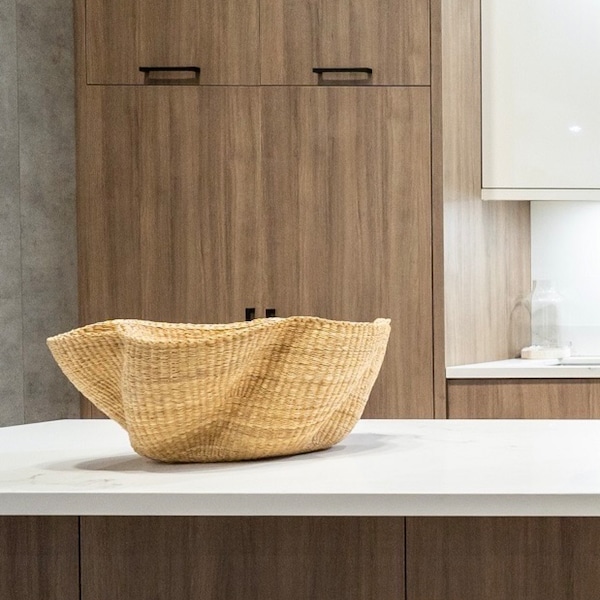 Luis Wave Basket| Home Decor Baskets| Bolga Basket| Pot Basket| Gift ...