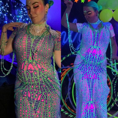 Spikey Pants : Black Trousers With Soft Spikes, UV Lime Piping and ...