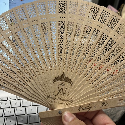 Custom Quinceañera Hand Fans - Etsy