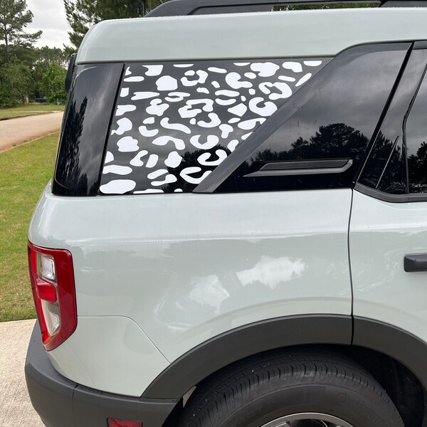 Leopard Cheetah Print Spots Rear Side Window Decals for 2021+ Ford ...