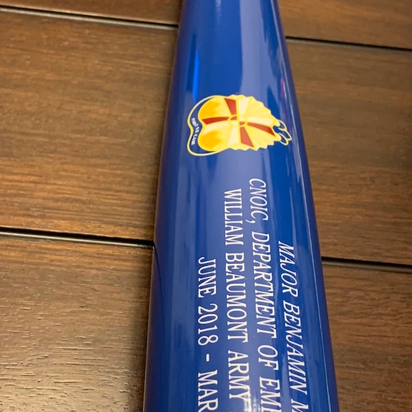 Custom Full Color Logo Baseball Bat - Etsy