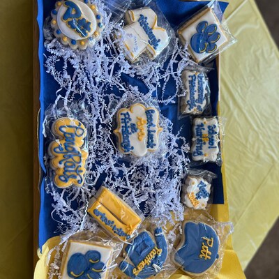 University of Pittsburgh Sugar Cookies - Etsy