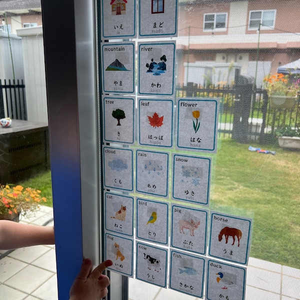 Japanese Flashcard Mega Bundle, Learn Japanese Words Starter Set, Japan ...