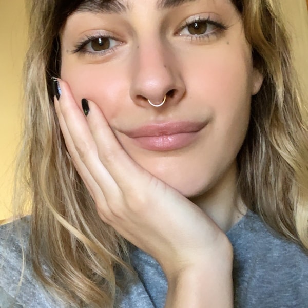 Septum D Ring Tiny 14k Gold Filled 18g 16g Seamless 5/16" for Septum ...