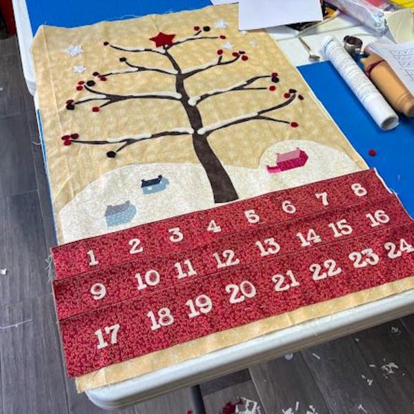 Pdf Digital Pattern - Winter Wonderland Advent Calendar- Instructions ...